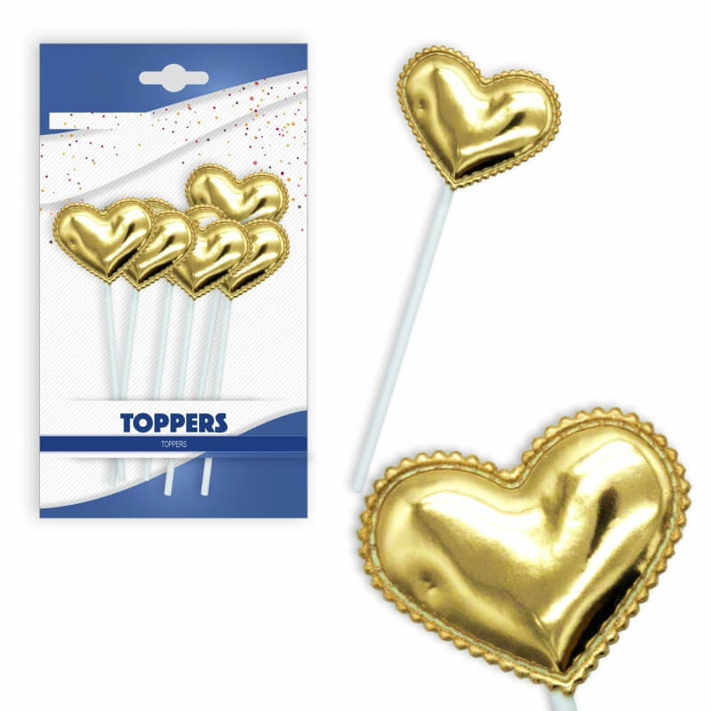 Pack Toppers Corazón