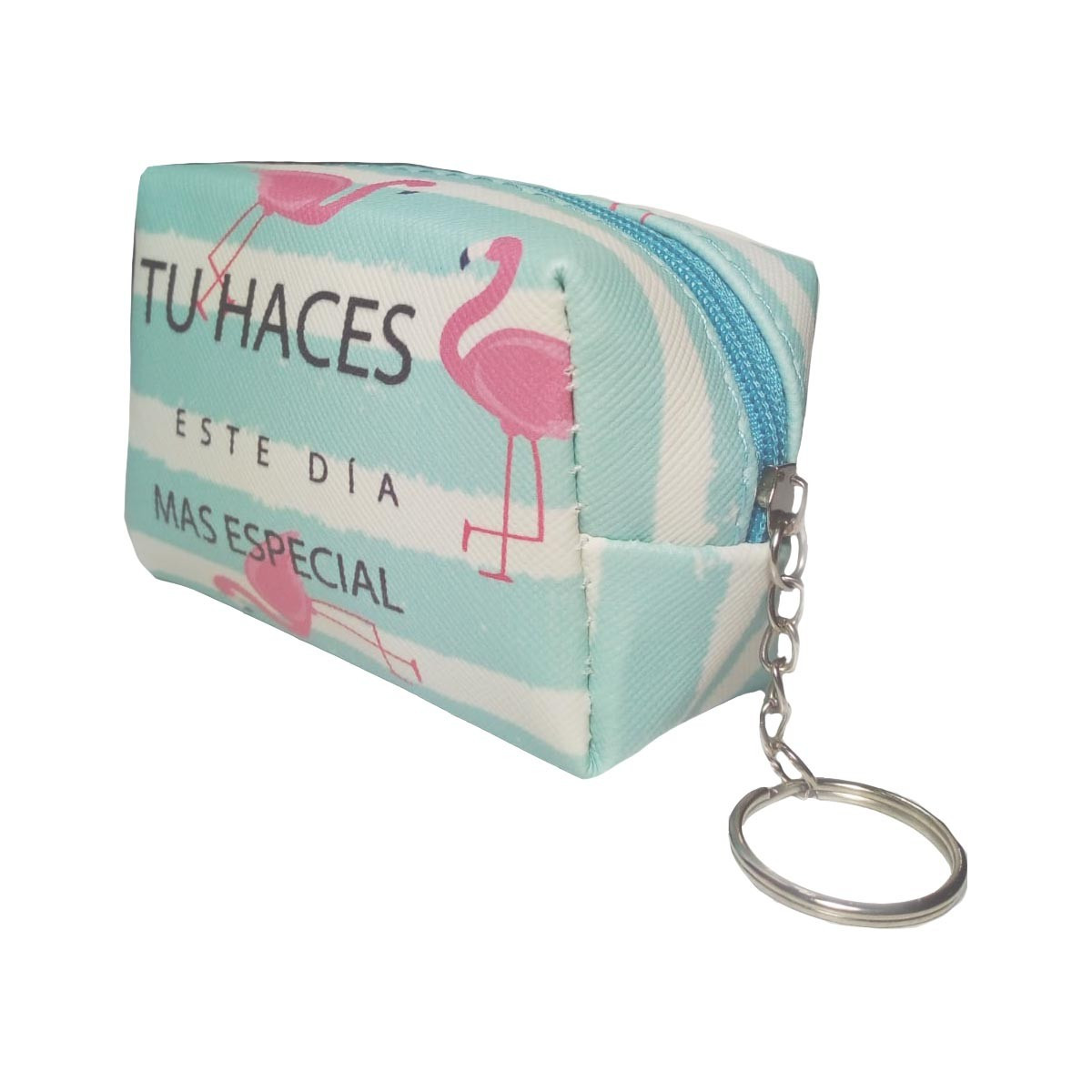 Monedero De Algodón Y Poliéster Con Asa Y Cremallera: Elegancia Y ...