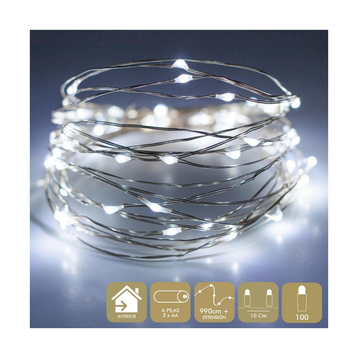 Cadena 180 Microled Multicolor