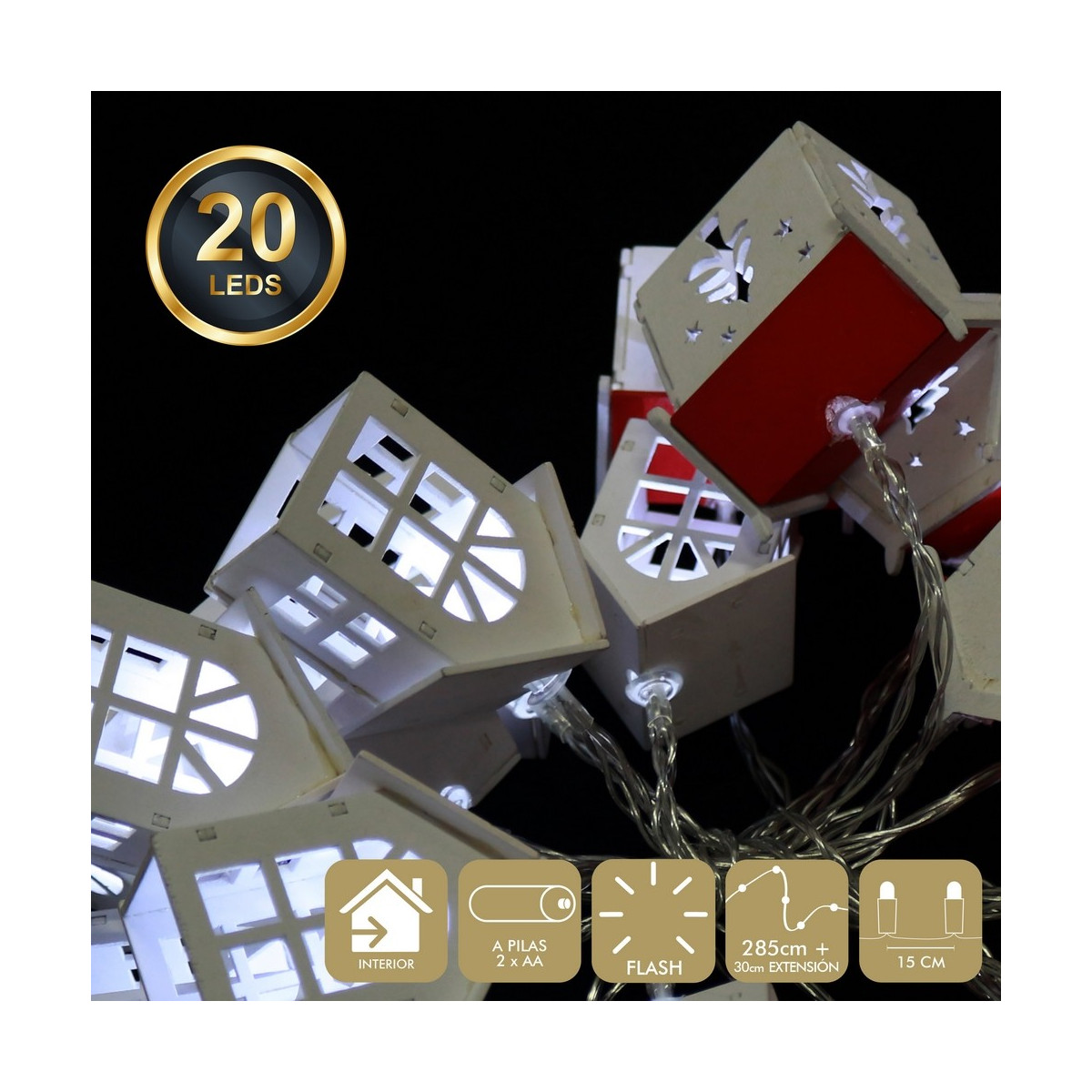 Cadena 180 Microled Multicolor