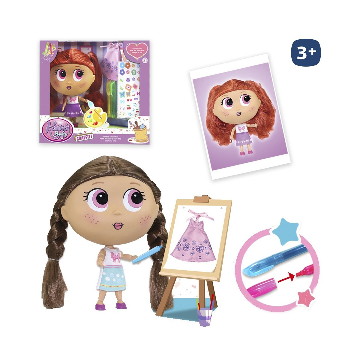 Muñeca De Hada Mini Con Sorpresa Presentada En Huevo De Plástico