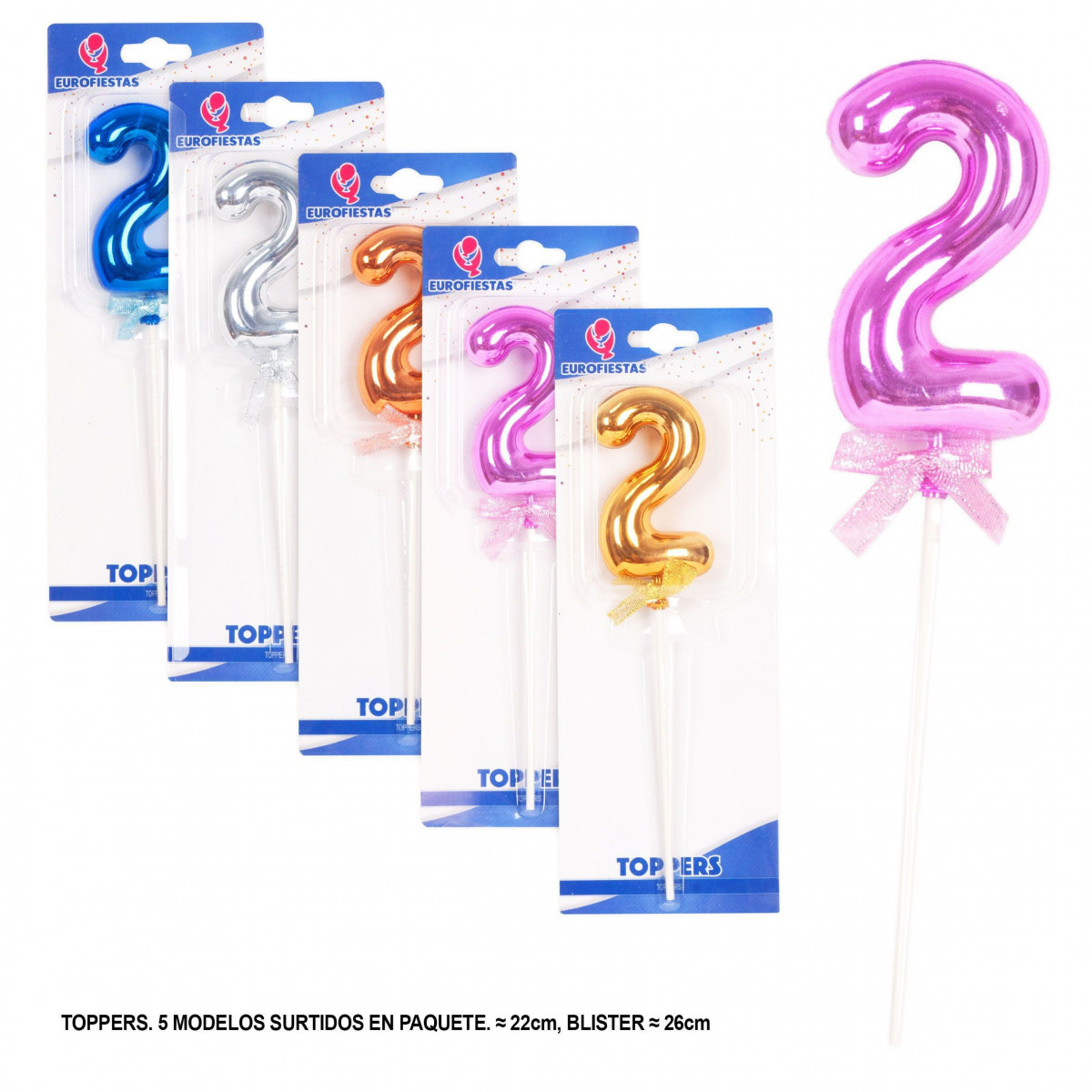 Topper Numero 2 5 Mds