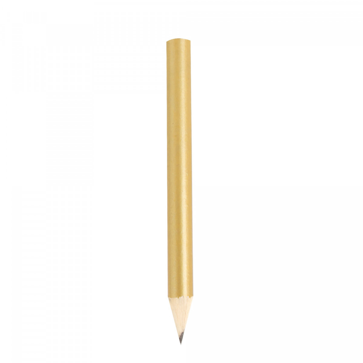 Lapiz Madera Metalizado Oro