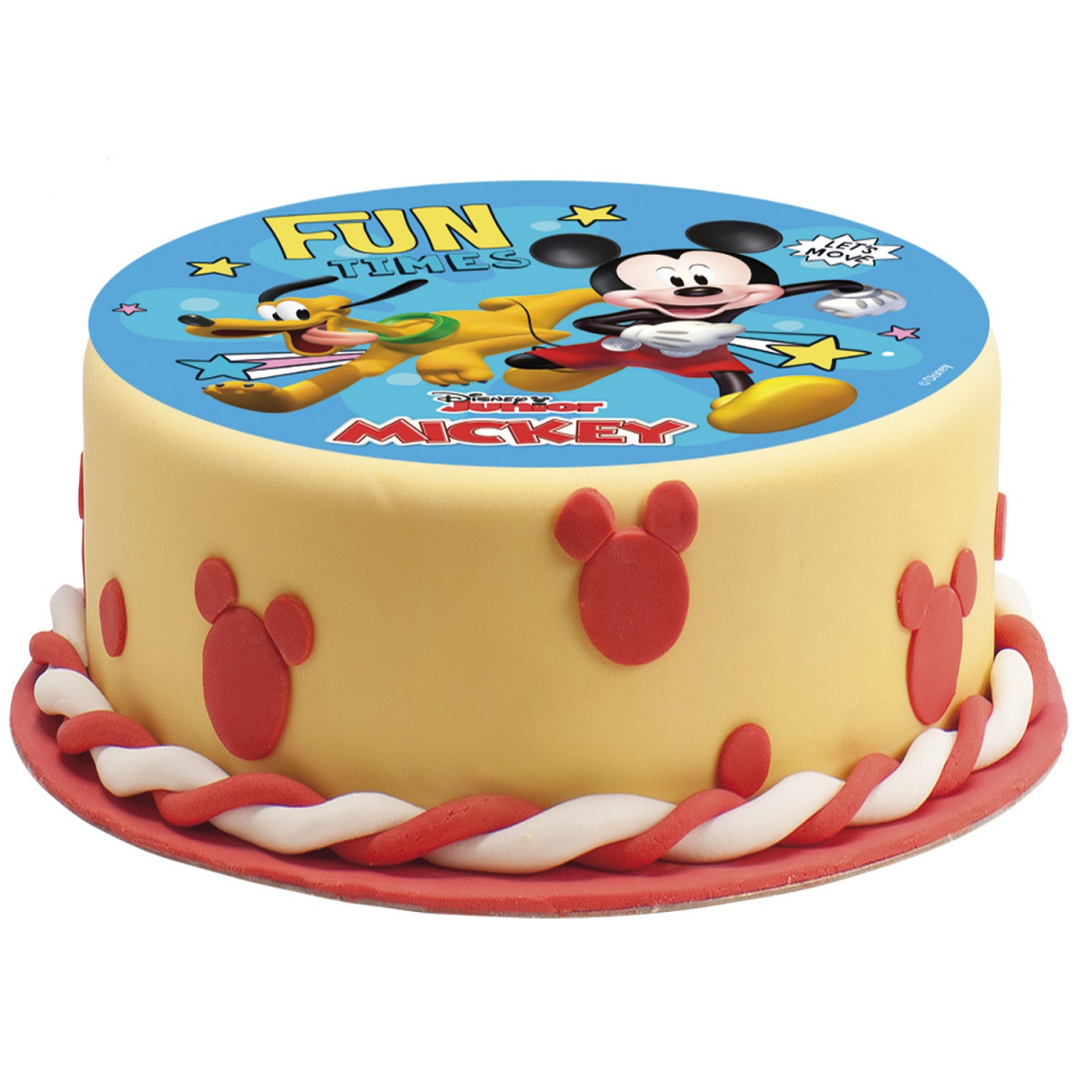 Oblea Comestible Para Tarta Mickey Mouse