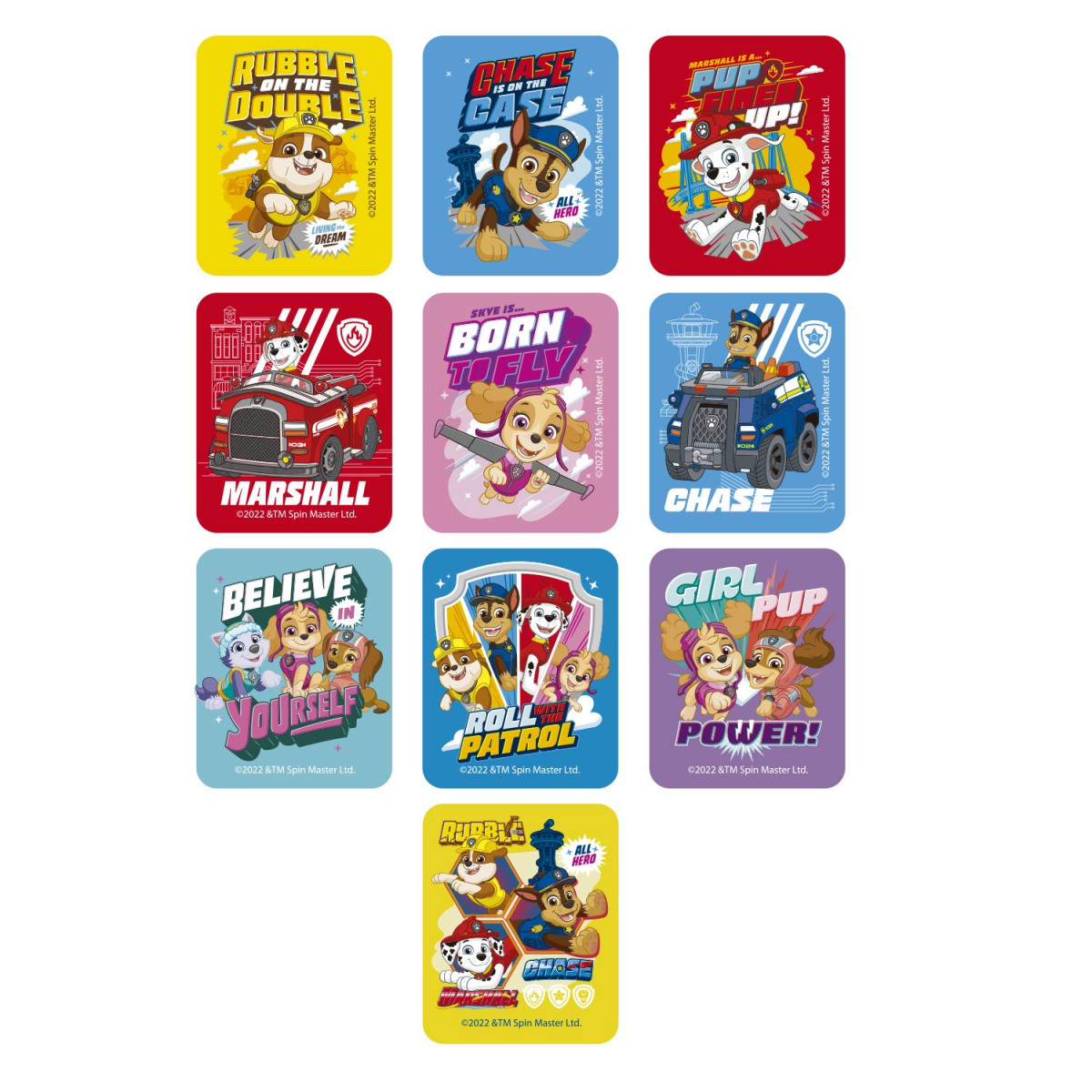 Algodón De Azúcar Con Sticker De La Patrulla Canina