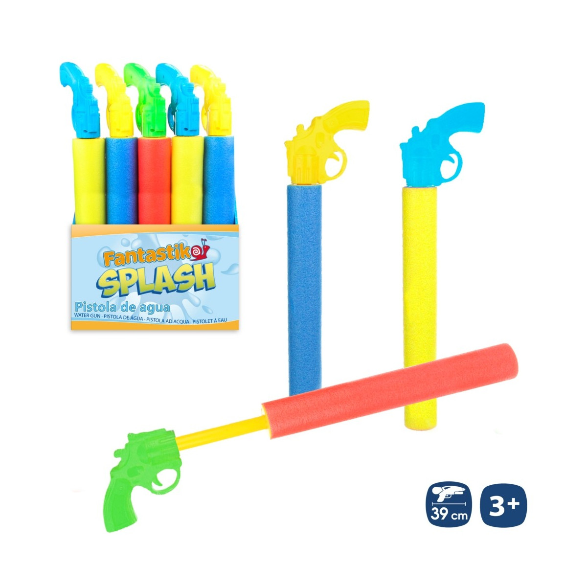 Pistola De Agua Foam Revolver