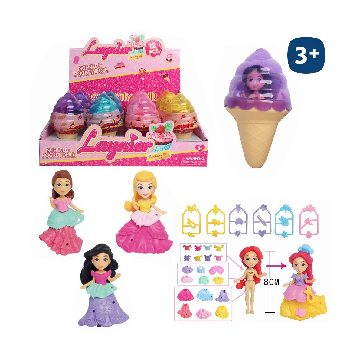 Mini Muñeca Princesas