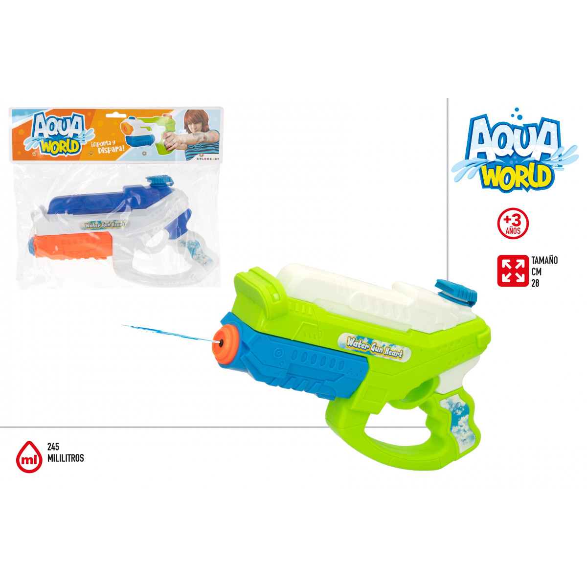 Pistola De Agua Infantil En Forma De Pez