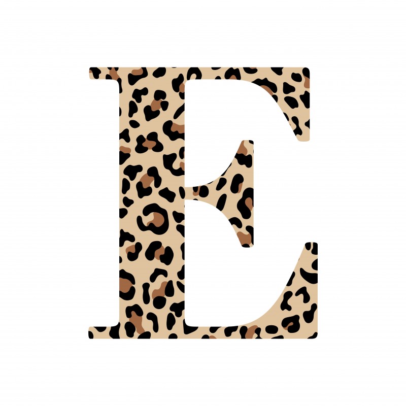 Plantilla Letras Para Personalización En Textil