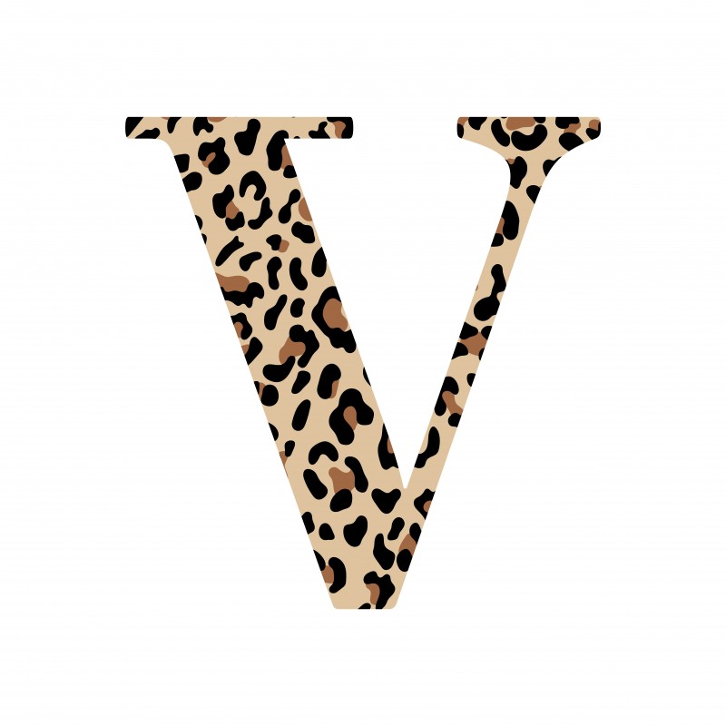 Plantilla Letras Para Personalización En Textil