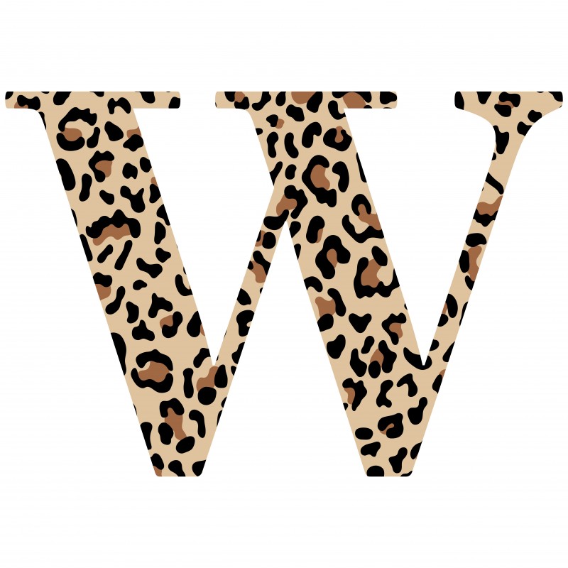 Plantilla Letras Para Personalización En Textil