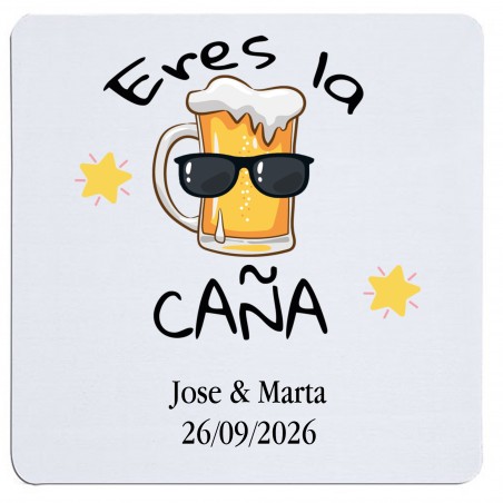 Posavasos Personalizado Con Logo Foto O Diseño Predeterminado A Todo Color