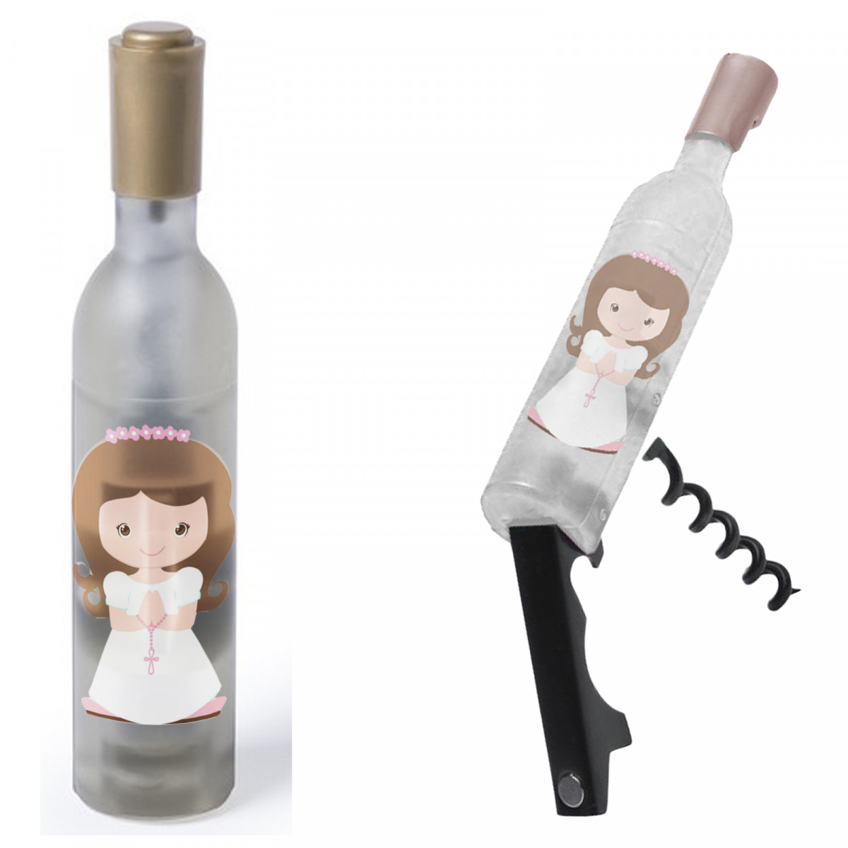 Sacacorchos En Forma De Botella Con Imán Personalizado Con Adhesivo ...
