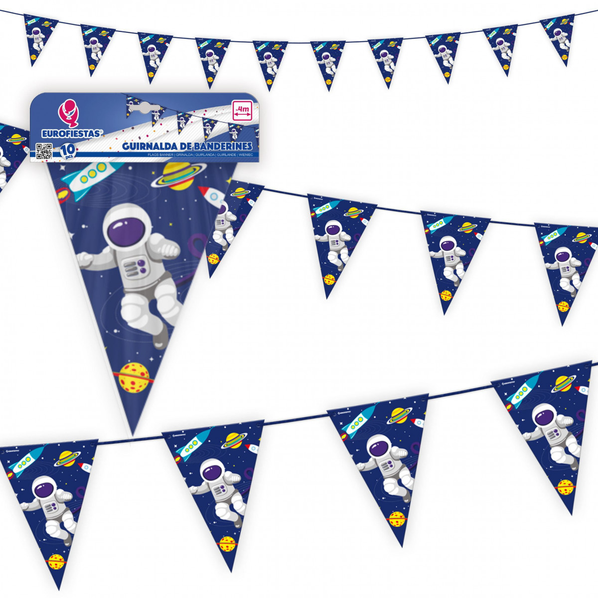 Guirnalda Banderines Coleccion Astronauta