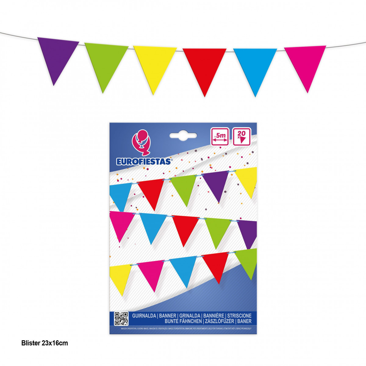 Banderin Triangular 20