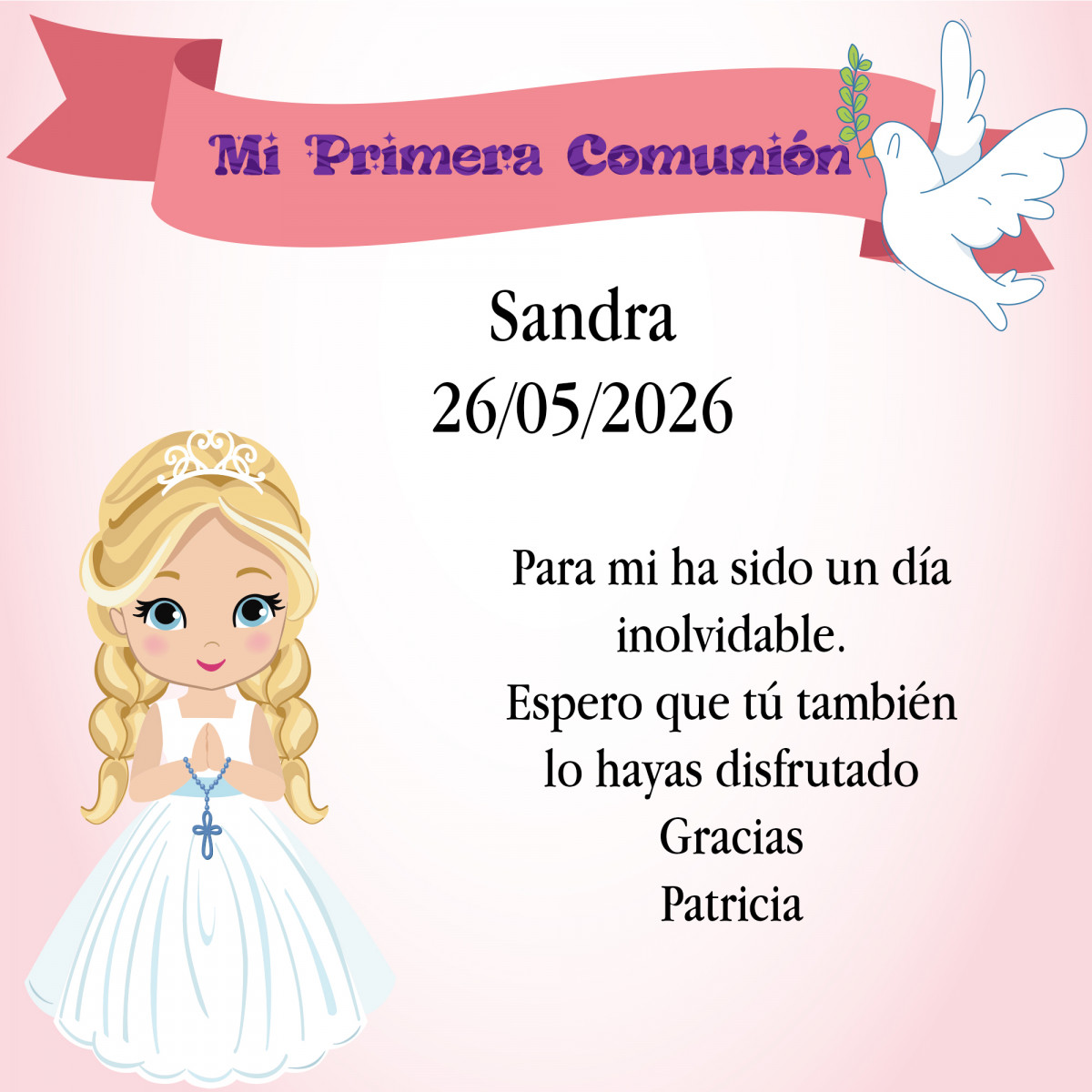 Imagenes De Primera Comunion Nina