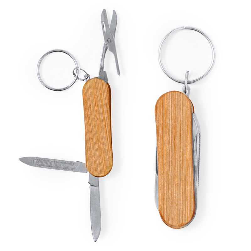 Llavero Multiusos En Caja Con Adhesivo Con Mensaje