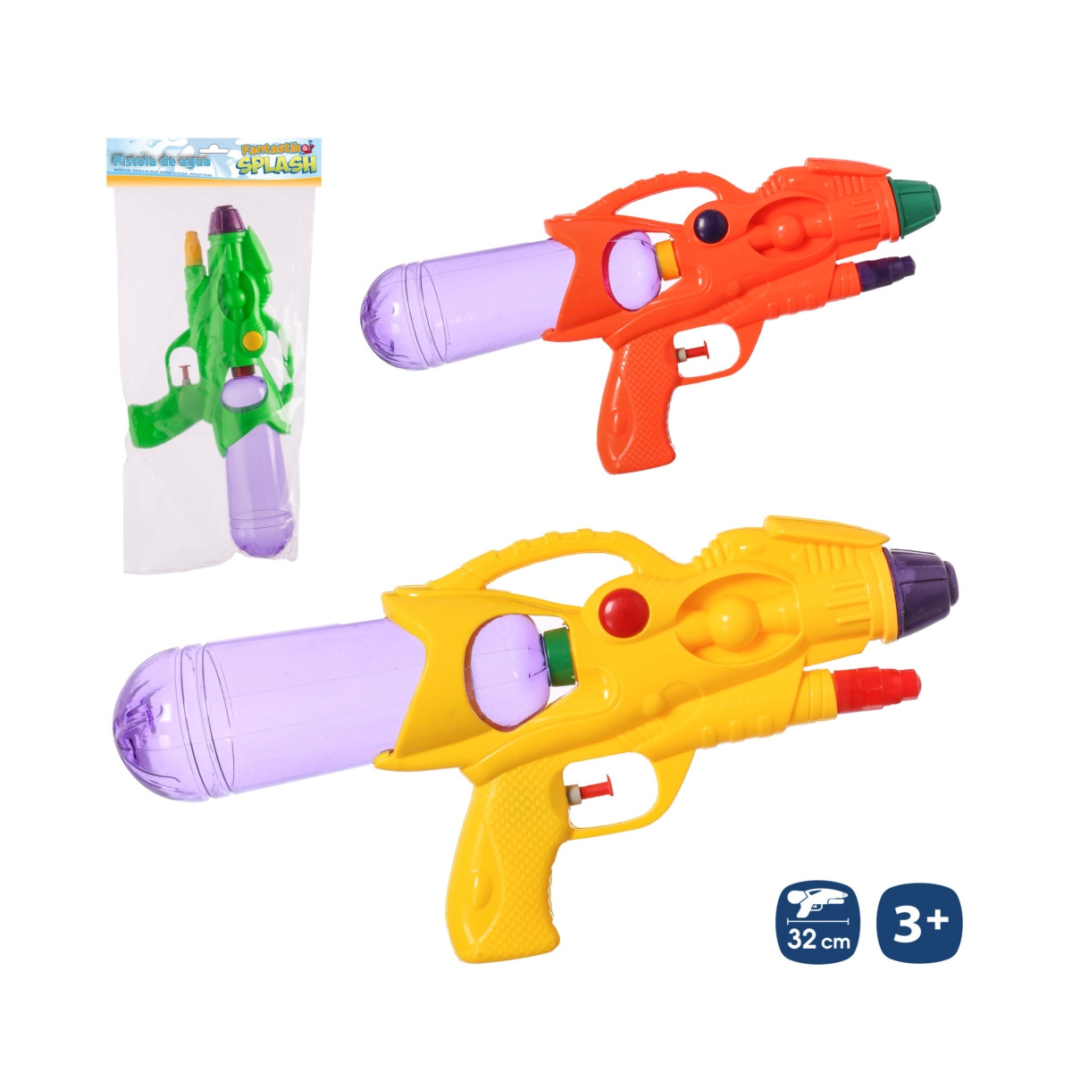Pistola De Agua Infantil En Forma De Pez