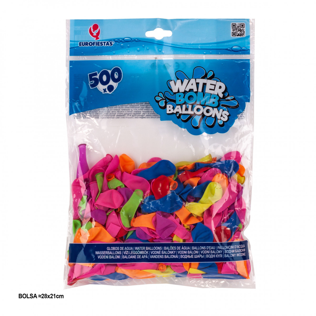 Globos De Latex Surtidos De Colores En Pack De 25 Unidades