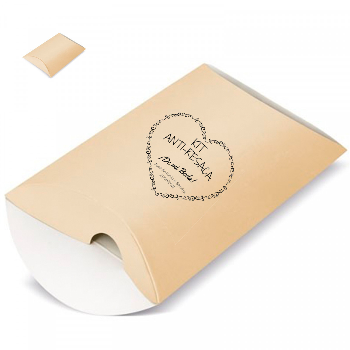 Cajitas Cartón Boda