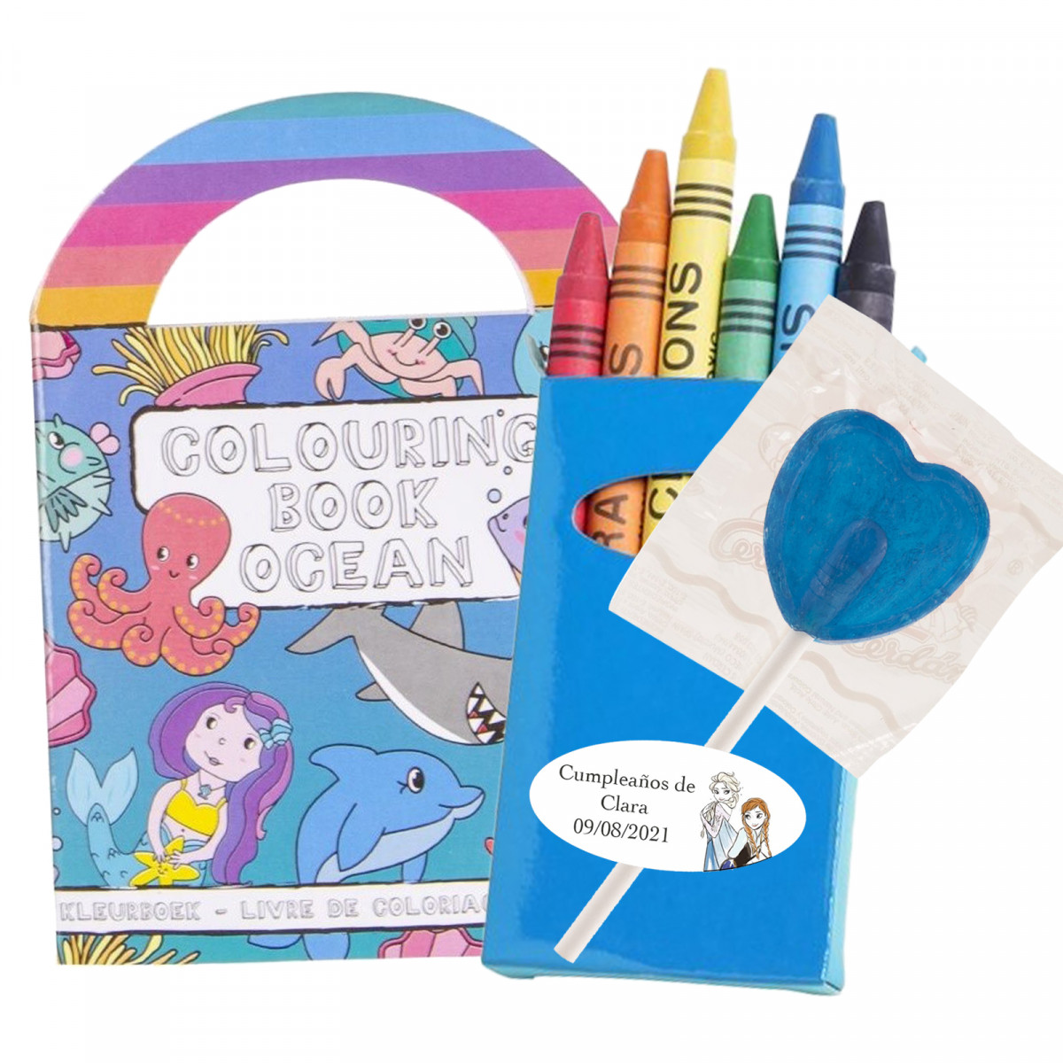 Imagen Del Libro Para Colorear De Piruletas