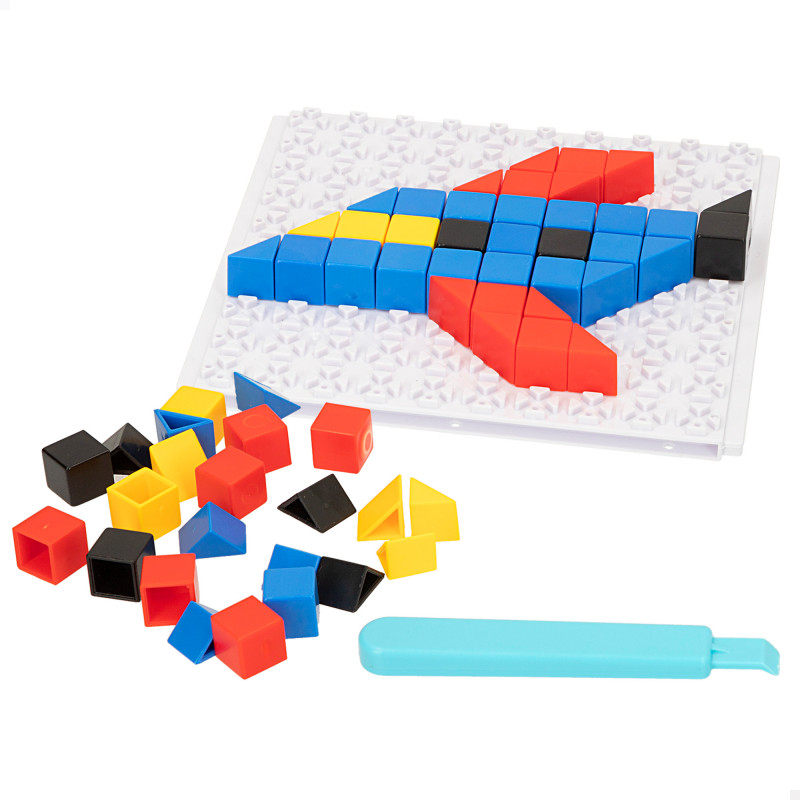 Bloques Infantiles Con Tablero Para Hacer Figuras