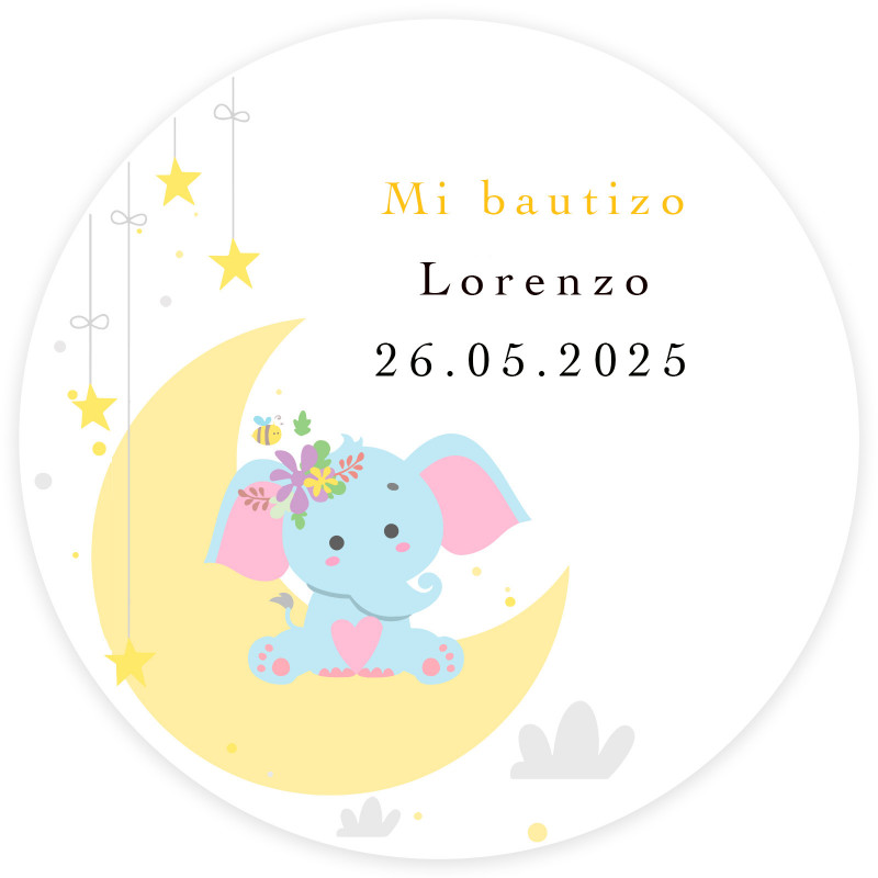 Espejo Con Tapa Imantada Personalizado Con Adhesivo De Elefante Y Bolsa ...