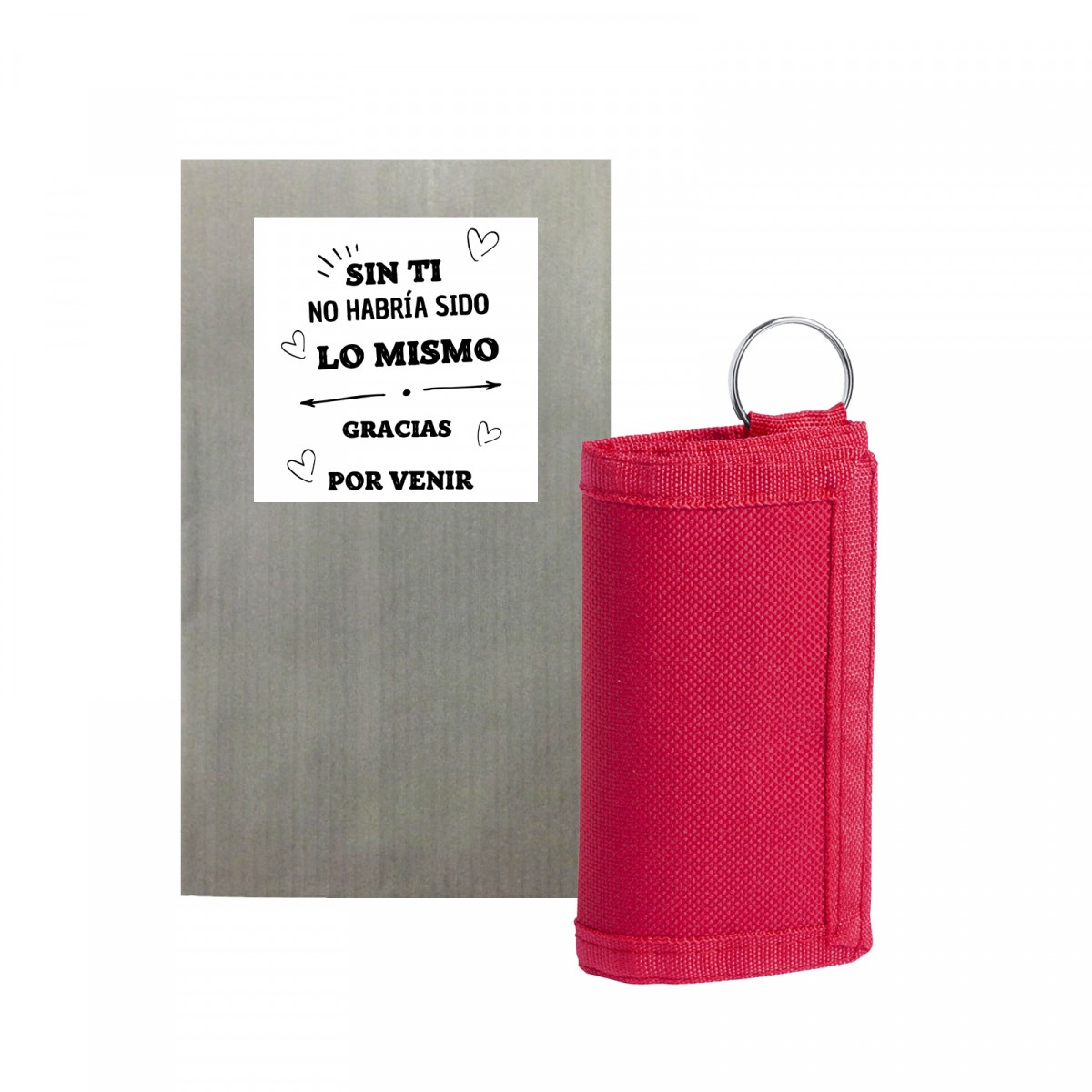Monedero Para Mujer Con Asa Rústica En Caja Kraft Personalizada
