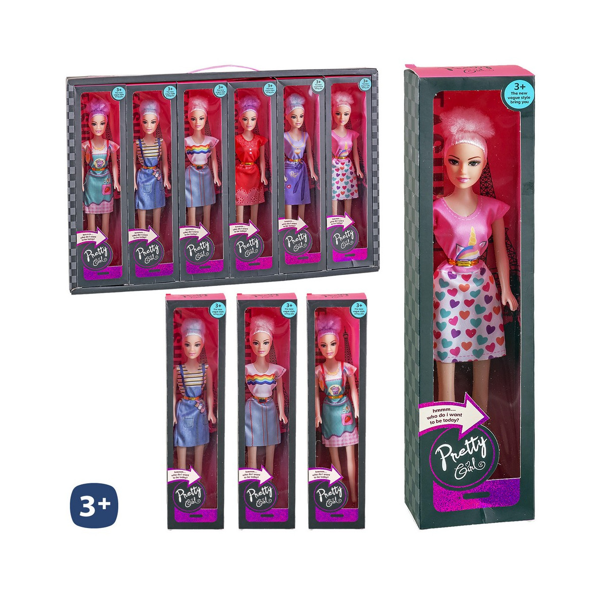 Muñeca De Hada Mini Con Sorpresa Presentada En Huevo De Plástico