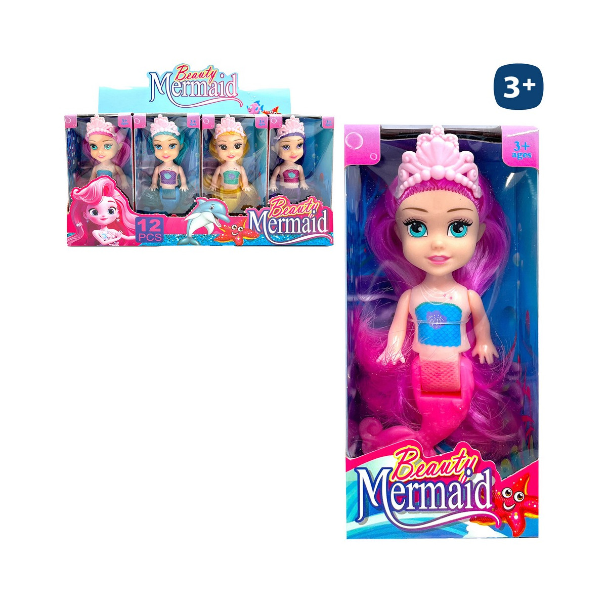 Muñeca De Hada Mini Con Sorpresa Presentada En Huevo De Plástico