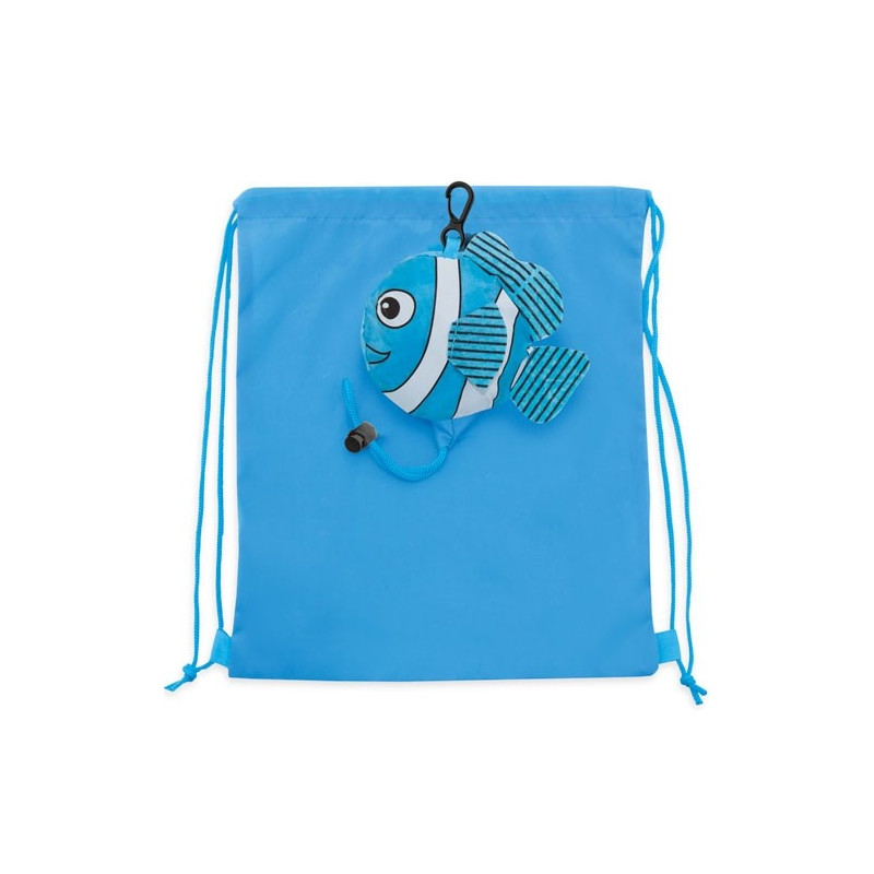 Mochila Plegable Modelo Pez Y Huevo Sorpresa De Animales Marinos