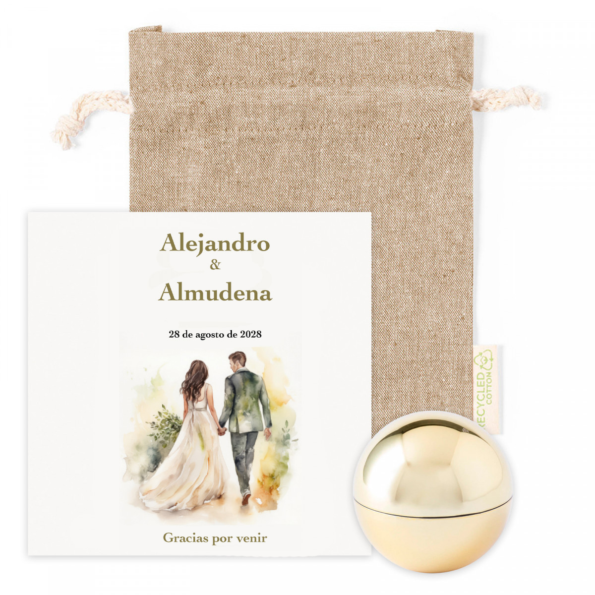 Tarjeta Agradecimiento Boda Barata