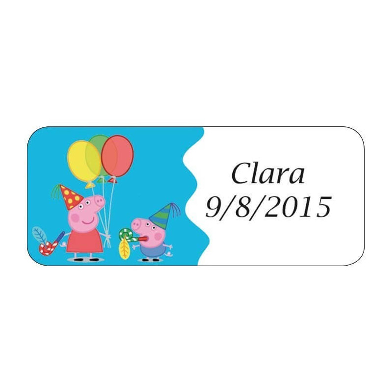 Peppa Pig, Pack De Regalo Infantil Personalizado Educativo