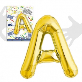 Globos Letras Doradas