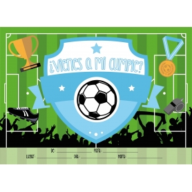 Invitaciones Para Celebraciones De Futbol Pin De Tatiana Arrieta En