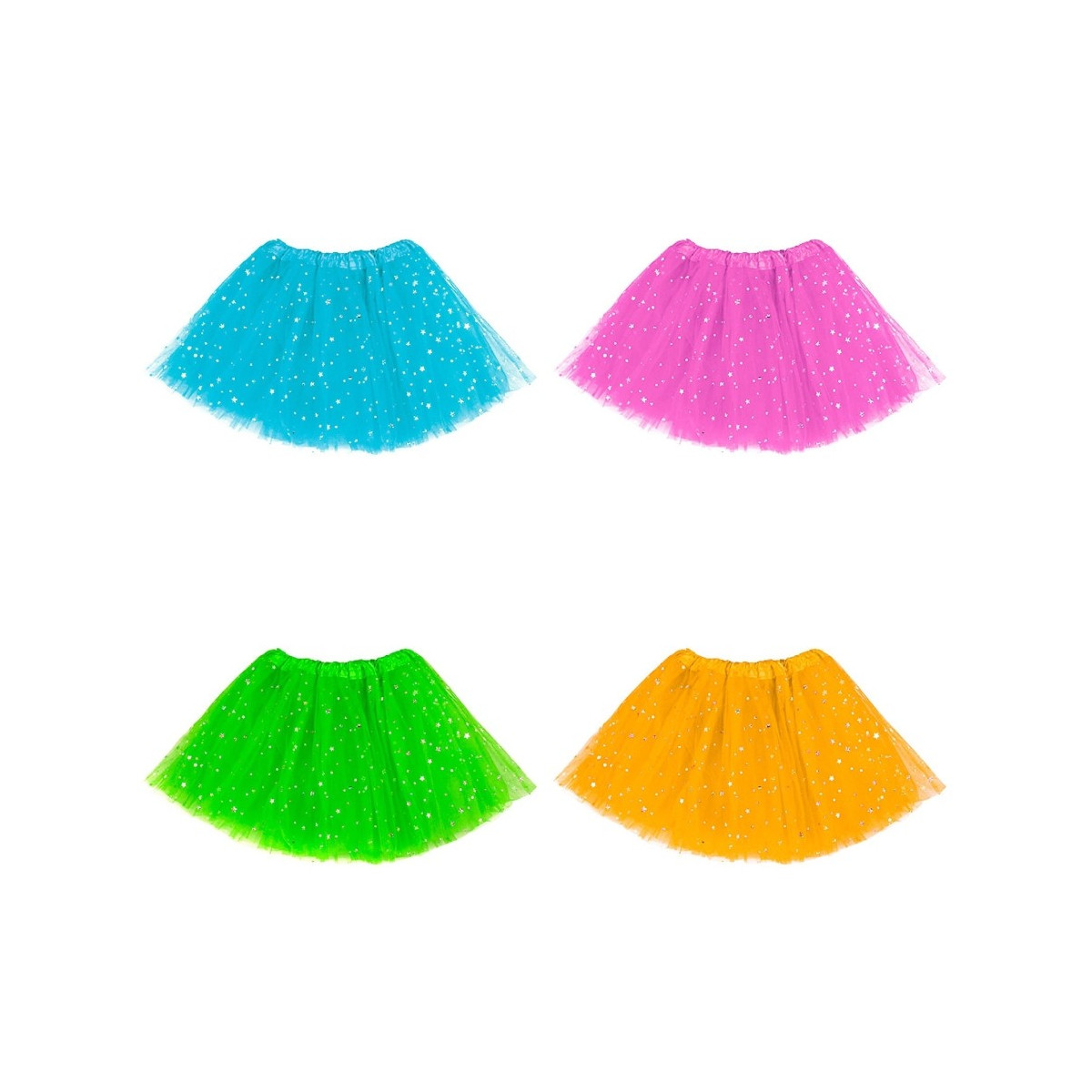 Tutu Con Estrellas Para Disfraz De Adulto