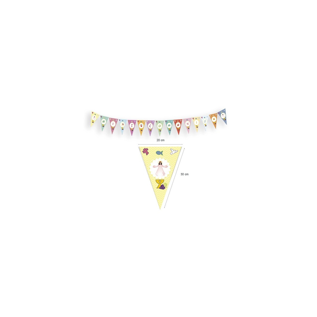 Banderines Y Guirnaldas Para Comuniones: Decoración Festiva Y Elegante